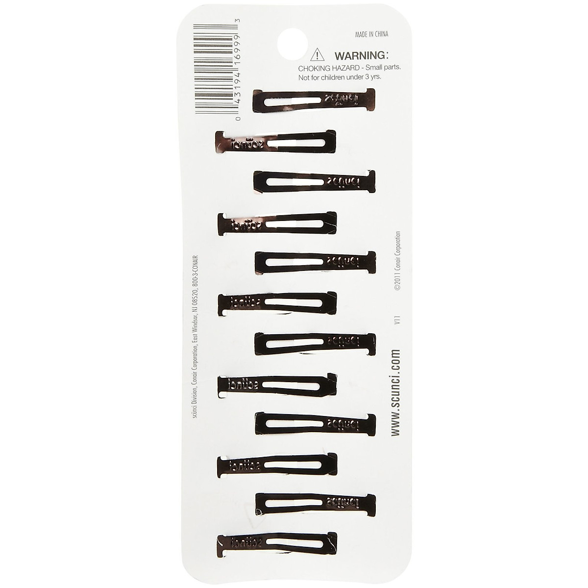 Scunci Cont Clippies - Brown