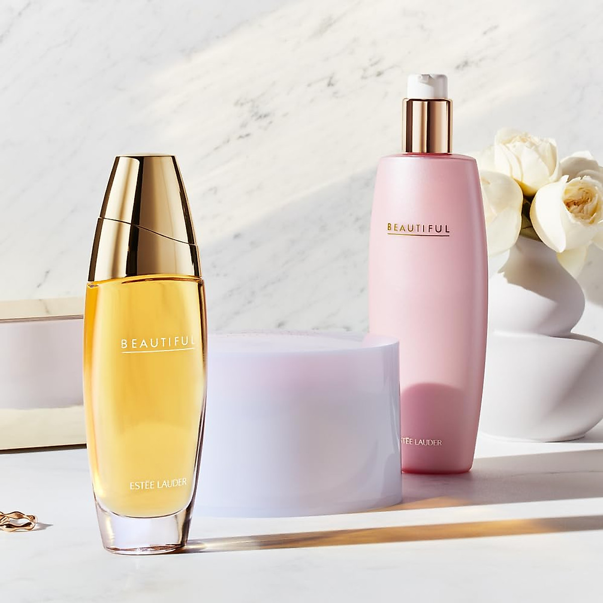 Estée Lauder Beautiful Eau de Parfum Spray with Notes of Rose, Lily, Tuberose & Orange Flower | Women's Perfume, 3.4 Fl Oz