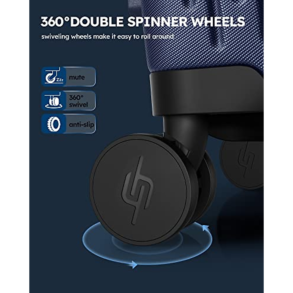 Hardside Expandable Luggage with Spinner Wheels,24 inch Travel Suitcases with TSA Lock…