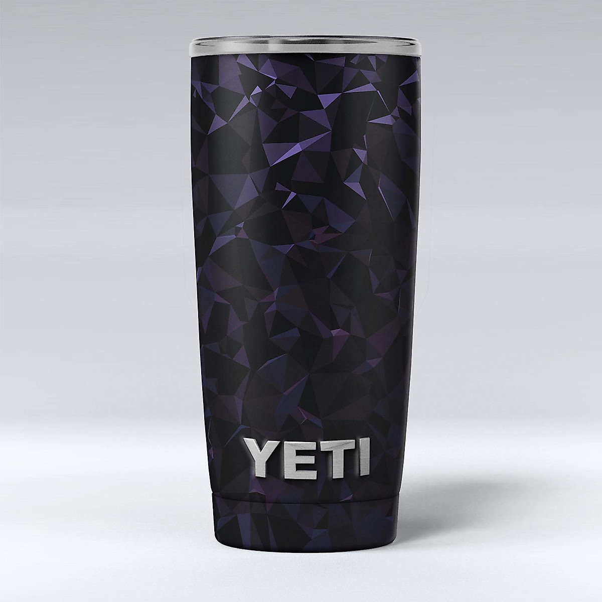 Design Skinz Dark Blue Geometric V21 - Skin Decal Vinyl Wrap Kit Compatible with The Yeti Rambler Cooler Tumbler Cups