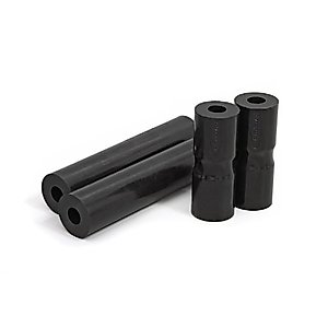 Daystar, Polyurethane Black Rope Rollers For Winch Roller Fairleads, fits most 8k lb to 12.5k lb winches, KU70054BK, Made in America