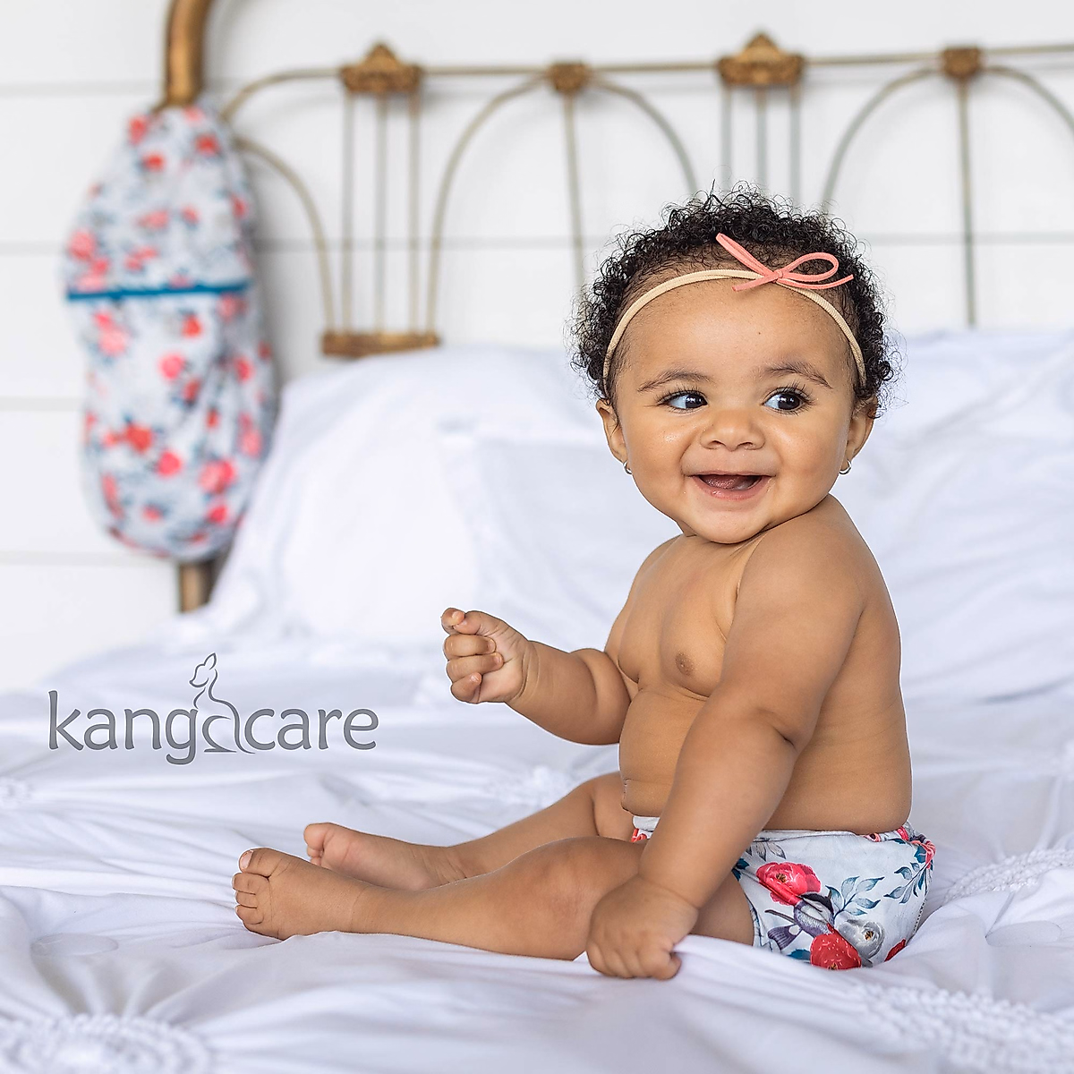 Kanga Care Rumparooz Double Leg Gusset Reusable Cloth Diaper Cover Newborn Snap | Lily 4-15 lbs