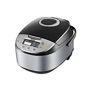 COMFEE' Rice Cooker 12 Cups Cooked/6 Cups Uncooked, Portable Non-Stick Rice Maker, Japanese Rice Cooker with Fuzzy Logic Technology, 24-Hour Timer Delay, 11 Presets, Steamer, Fast Rice Cooker, Grain Cooker, Black