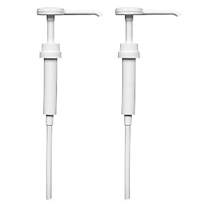 Comfort Axis Pump Dispenser for 1/2 Gallon Bottles, Jars and Jugs with a 38-400 Neck Finish, 9.5 Inch Dip Tube (2 Pack)