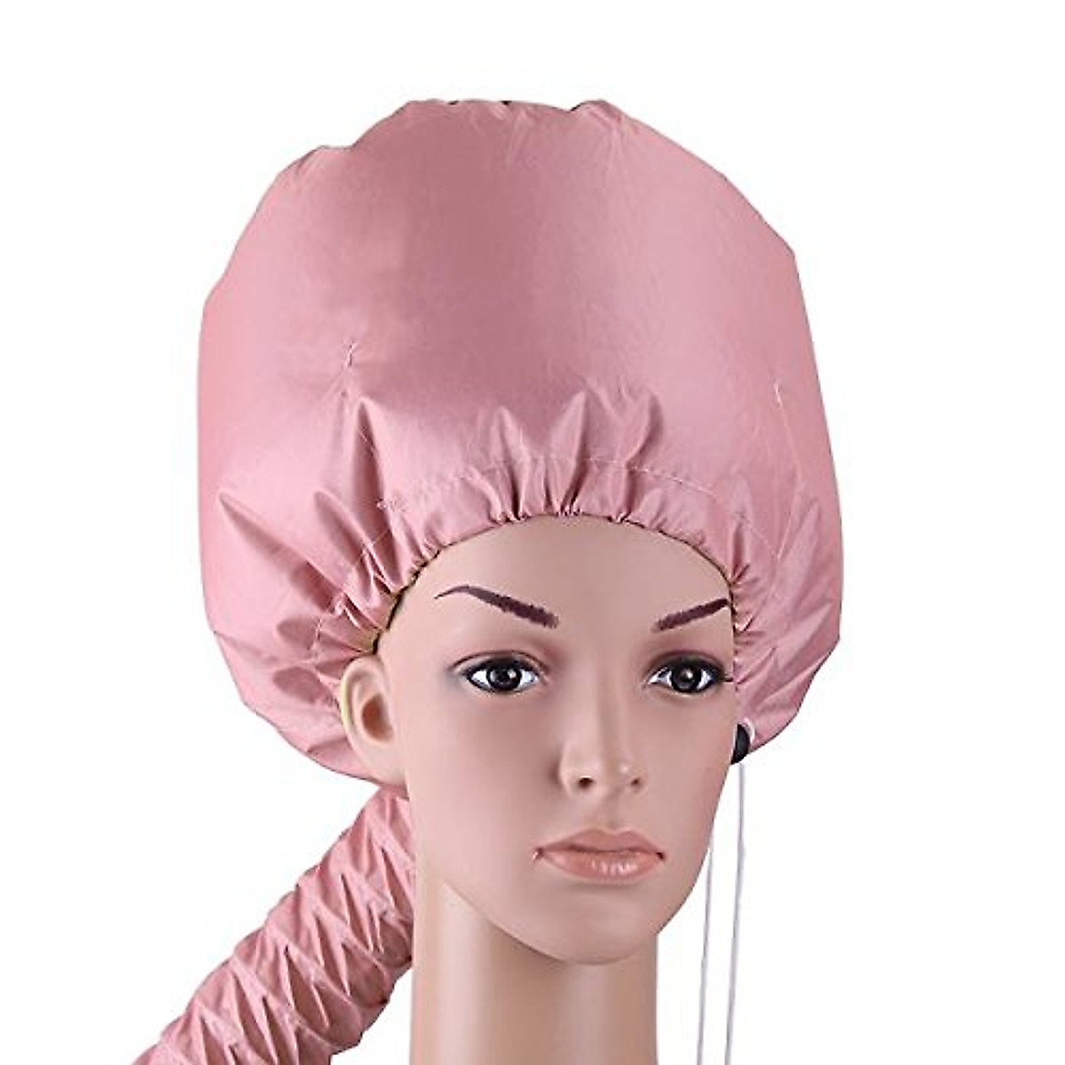 Pink Salon Barber Soft Quick Hair Blow Dryer Bonnet Hood Hat Attachment Portable