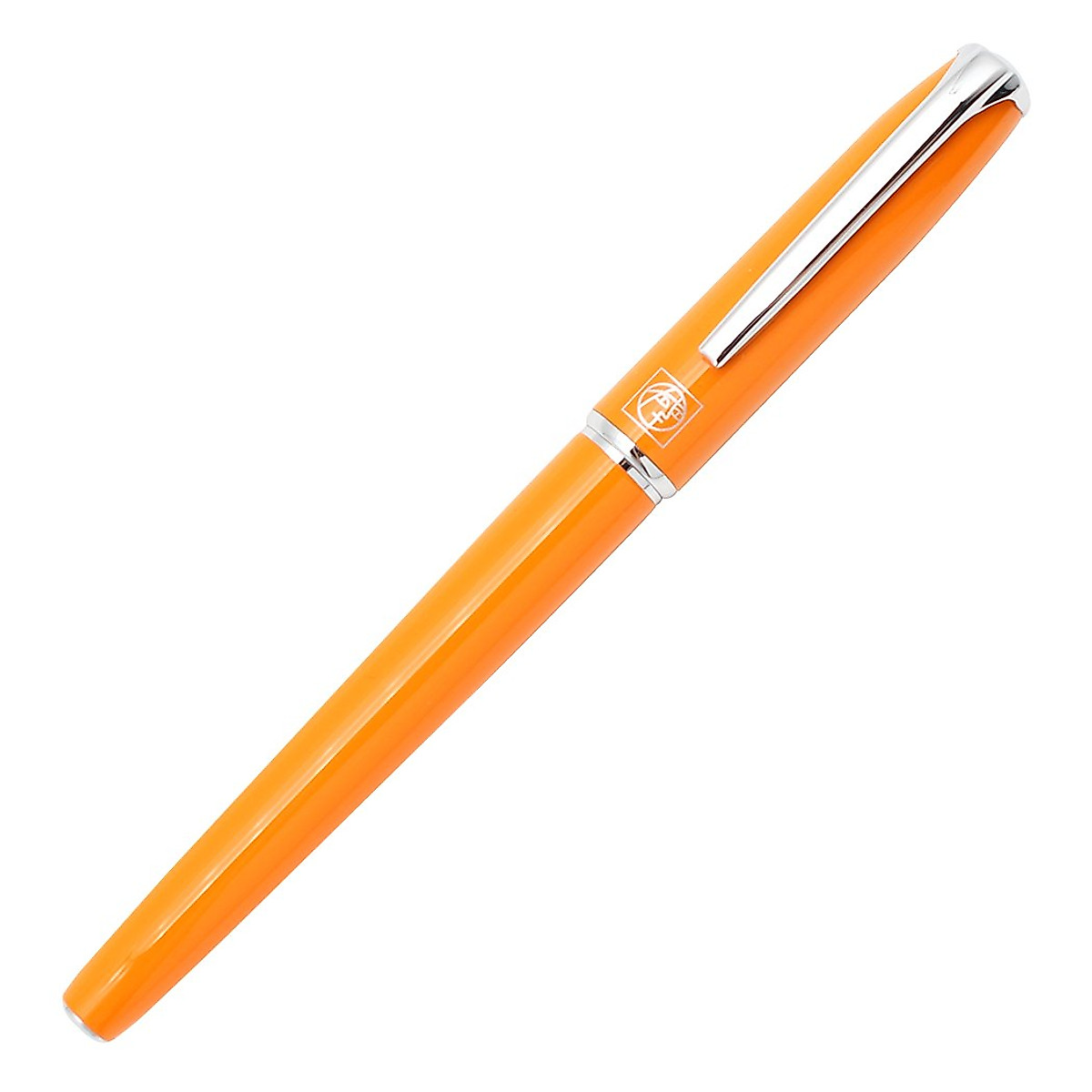 Gullor Advanced Picasso Rollerball Pen 916 Picasso Pen Orange and Silver Clip Pen