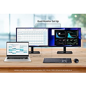 SAMSUNG FT45 Series 24-Inch FHD 1080p Computer Monitor, 75Hz, IPS Panel, HDMI, DisplayPort, USB Hub, Built-in Speakers, Height Adjustable Stand, 3 Yr WRNTY (LF24T450FZNXGO),Black