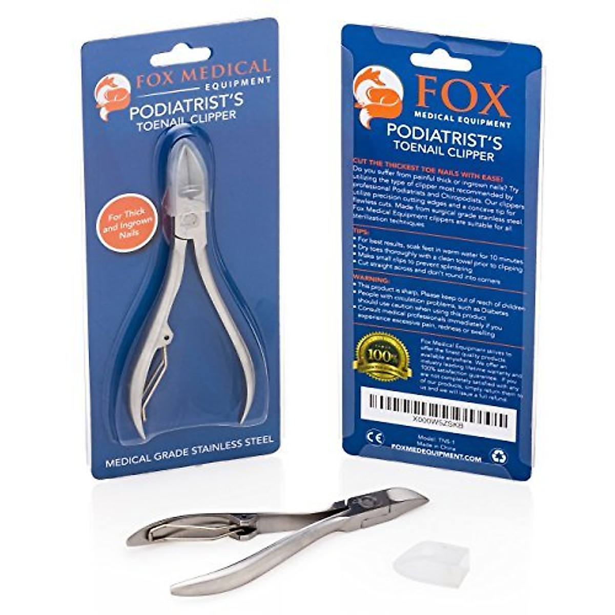 Medical-Grade Toenail Clippers – Podiatrist's Nippers for Thick and Ingrown Nails