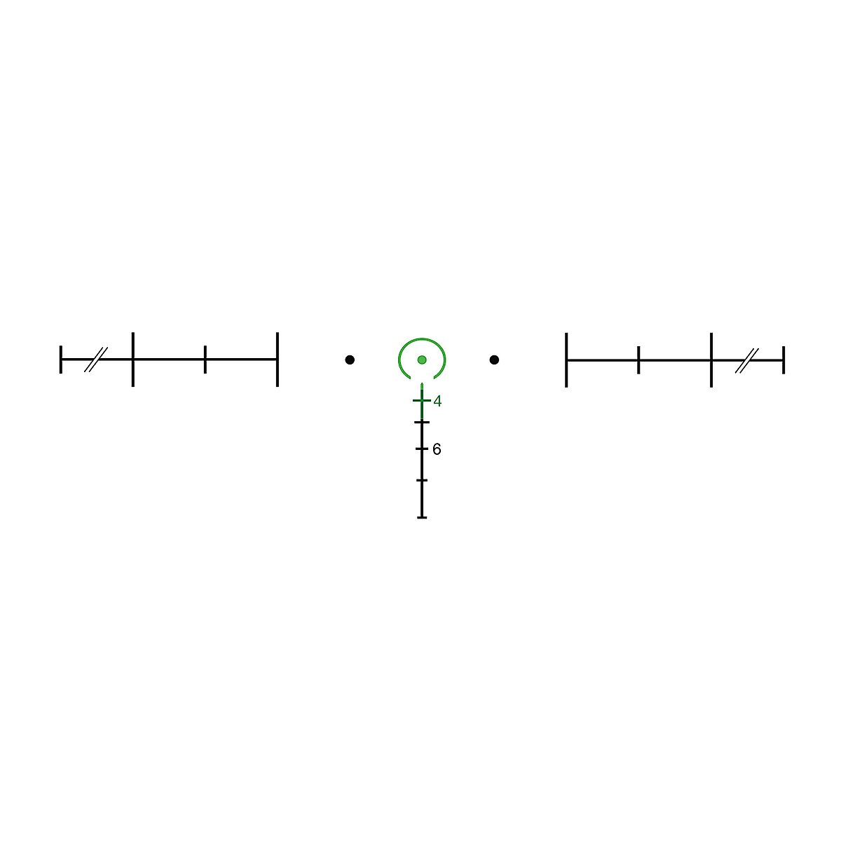 Trijicon TA31H-68-G ACOG 4x32 Scope with Dual Illuminated Green Horseshoe 6.8 Ballistic Reticle and TA51 Mount