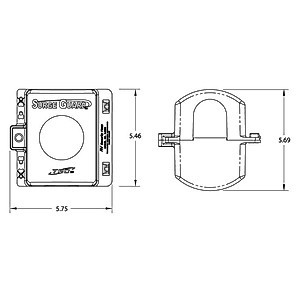 Technology Research 34590 Universal Lock , black