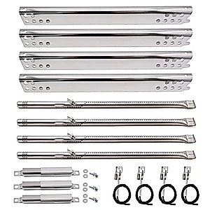 Yiming Grill Replacement Parts for Char-Broil Performance 475 4 Burner 463347017, 463335517, 463342119, 463276517, 463244819 Grill Models, Heat Plates, Burners, Carryover Tubes & Igniters Replacement