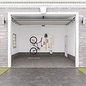 Proslat 88102 Heavy Duty PVC Slatwall Garage Organizer, 8-Feet by 4-Feet Section, White