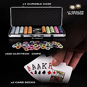 BUPO Poker Chips Set (500 PCS Poker Chips Set)