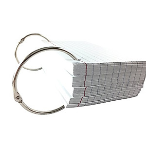 Clipco Book Rings Large 2-Inch Nickel Plated (50-Pack)