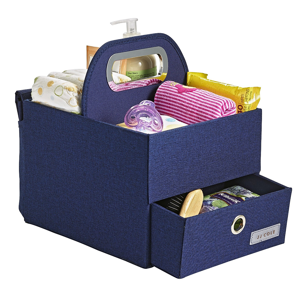 JJ Cole Diaper Caddy, Slate Heather