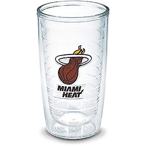 Tervis "NBA Miami Heat" Tumbler, Emblem, 16 oz, Clear