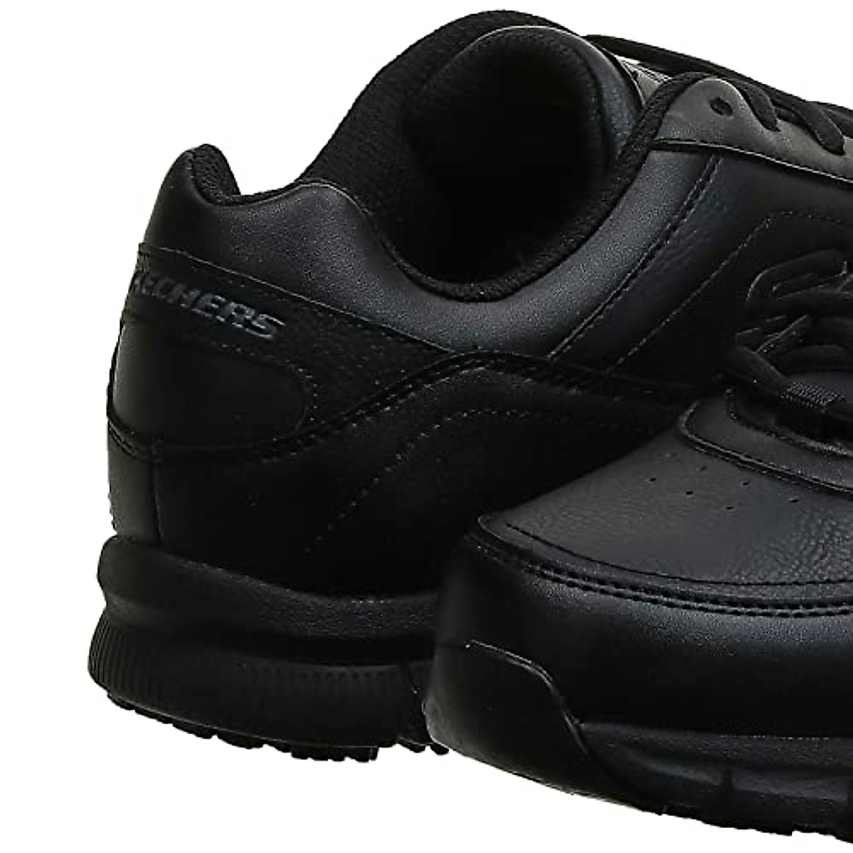 Skechers Men's Nampa Food Service Shoe, Black, 13 Wide
