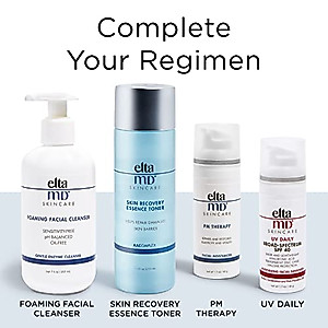 EltaMD PM Therapy Facial Moisturizer Lotion, Lightweight Face Moisturizer for Women with Hyaluronic Acid, Hydrates and Moisturizes Skin, Oil Free, Fragrance Free, Safe for Sensitive Skin, 1.7 oz Pump