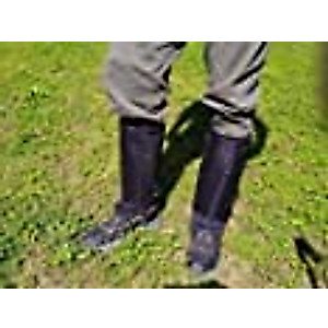 HUNTARMOR Snake Gaiters Leg Guards: Waterproof Snake Chaps for Hunting, Adjustable Leg Gaiter Snake Bite Protection for Lower Legs, Lightweight Flexible Design Snake Guards Fits Men & Women