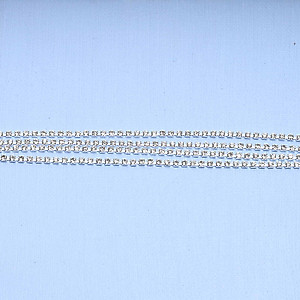 Yheakne Bling Tennis Chain Necklace Silver Long Rhinestone Choker Necklace CZ Lariat Y Necklace Tie Up Necklace for Women and Girls Nightclub Body Chain Jewelry