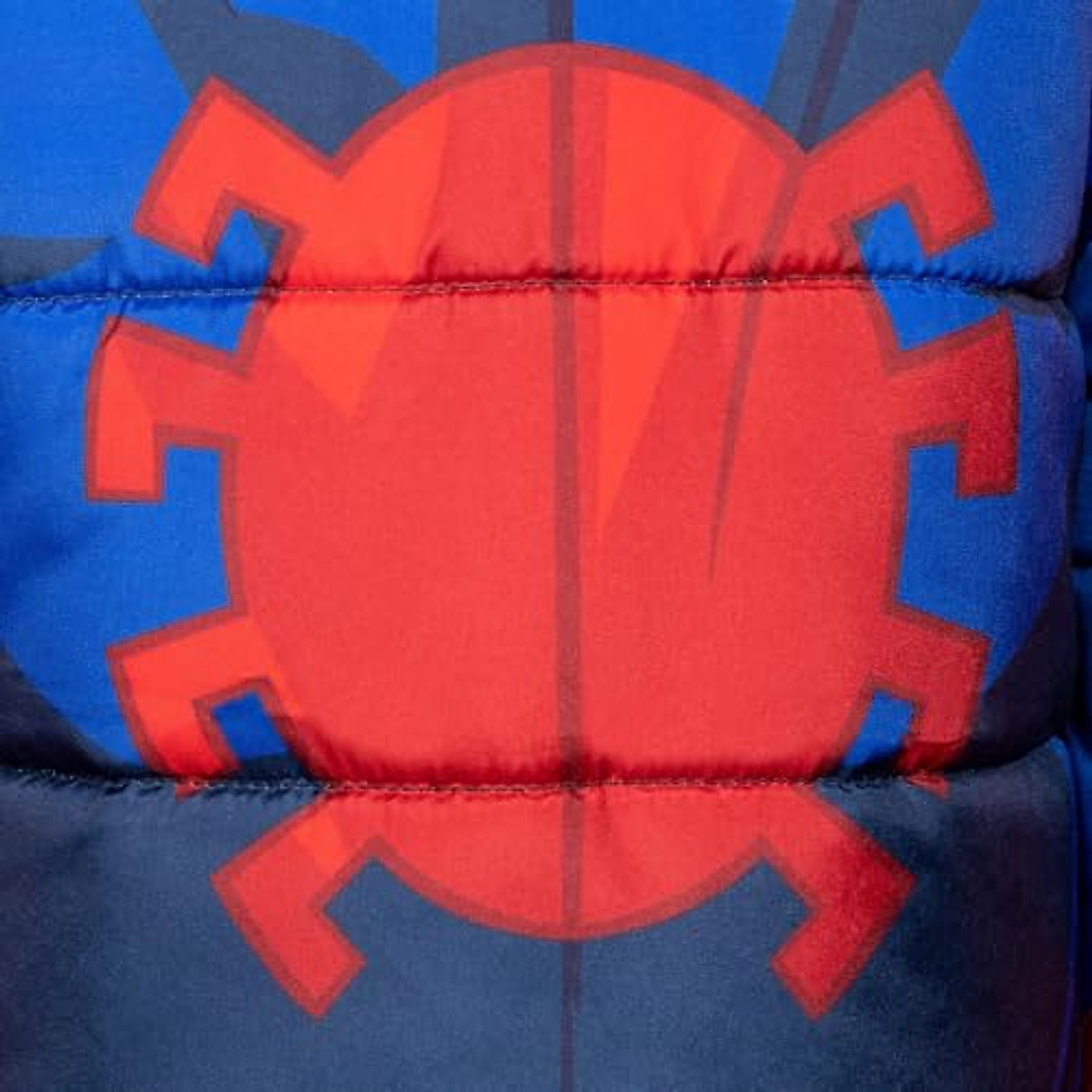 Marvel Avengers Spider-Man Little Boys Winter Coat Puffer Jacket Spider-Man, Red, 6
