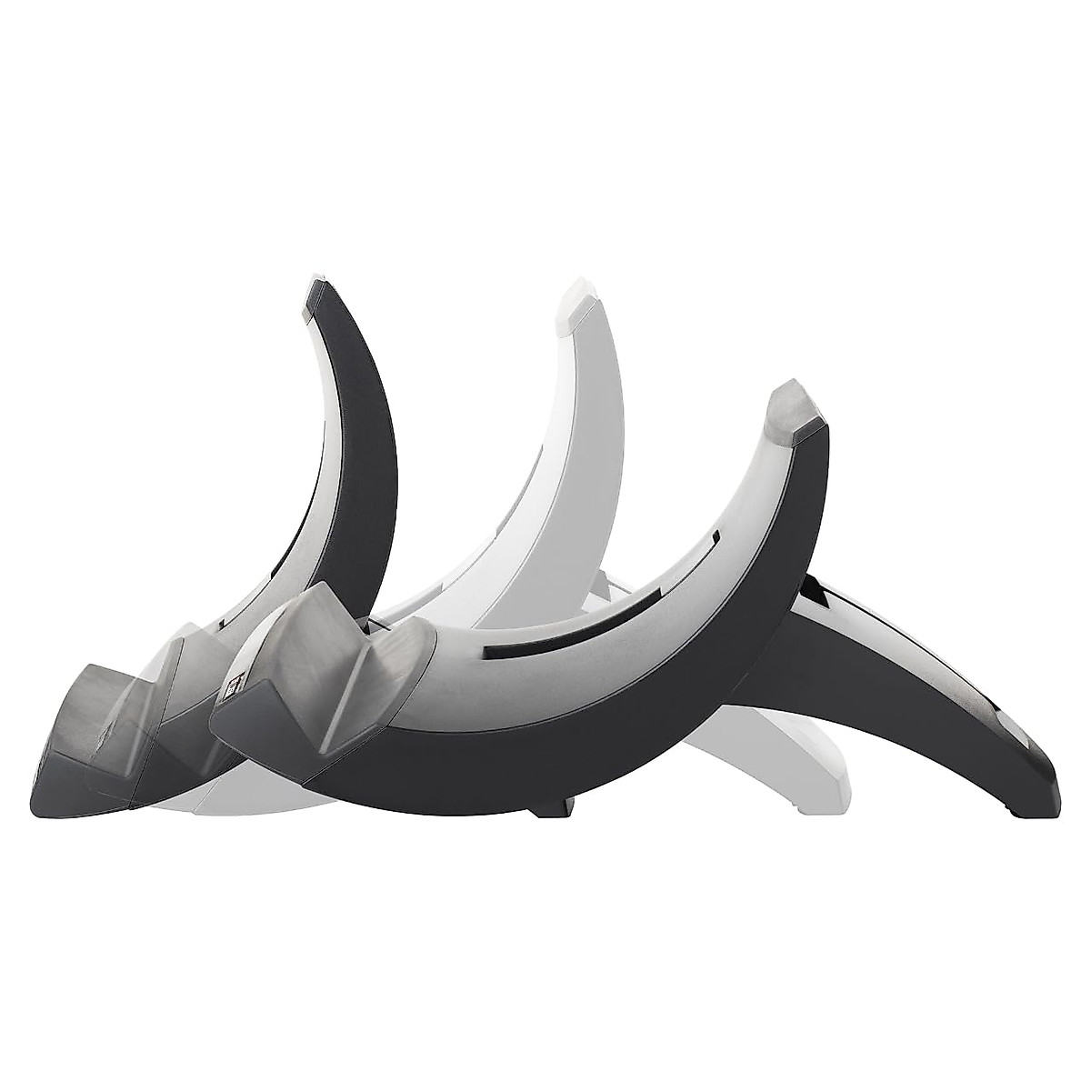 3M Laptop Stand, Raise Screen Height to Reduce Neck Strain, Vertical Design Allows You to Bring Screen Closer, Compact Foot Print Saves Desk Space, Non-Skid Base Keeps Laptop Secure, Black (LX550)