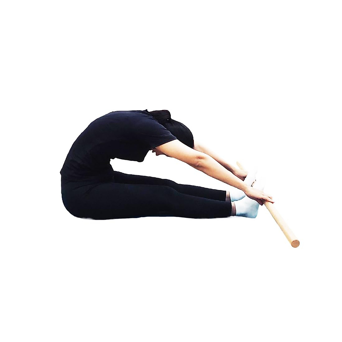 Yoga Stick | Multipurpose Wooden Pranayama Stick | Lung Opener for Fuller Breathing | Posture Corrector and Flexibility Enhancer | Detachable Robust Yoga Pole