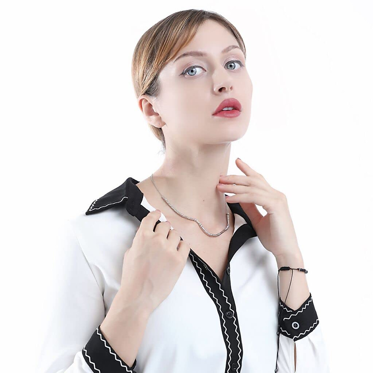 ENSIANITH Tribe Necklace Morse Code Necklace Best Friends Gift Tribe Gift Love My Tribe Friendship Necklace (Tribe MCne)