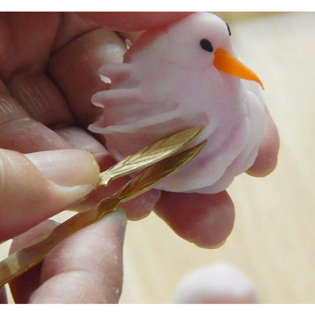 2 Pcs Pastry Tongs Thai Dessert Chor Muang Flower Shaped Dumpling Cooking Gadget Traditional