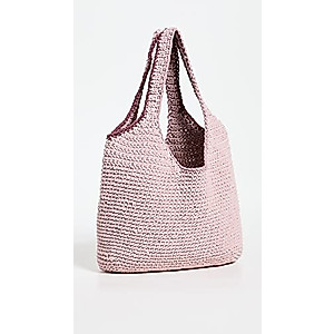 Madewell Women's The Crochet Shopper Bag, Wisteria Dove Multi, One Size