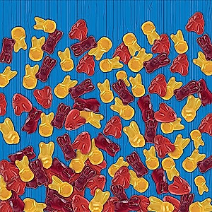 Annie's Organic Minis Bunny Fruit Flavored Snacks, Strawberry, Mango & Cherry, Gluten Free, 10 Pouches, 7 oz.