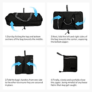 LE FUTUR 115L Foldable Travel Duffle Bag,Foldable Travel Bag with Shoes Compartment Lightweight and Packable Duffel Bag for Easy Storage Ideal for Convenient Travel (travel duffels)