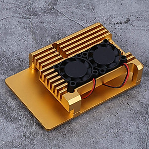 Protection Enclosure Box Armor Case W Dual Cooling Fan Confidential Structure Industrial for Raspberry Pi 3 Model 2B 3B