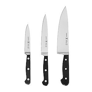HENCKELS Classic Razor-Sharp 3-pc Knife Set, German Engineered Informed by 100+ Years of Mastery