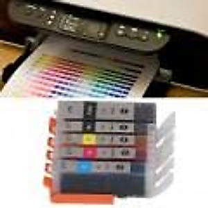 5 Color Printing Ink Cartridge Large Capacity Ink Cartridge for Office Printing Photos, Test Papers, Documents