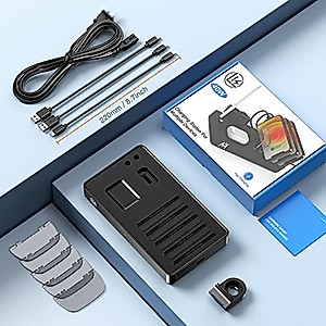 LK Charging Station for Multiple Devices,40W 4 Ports Charging Station Organizer with 3 Cables,7 in 1 Charge Multi Device Apple Charging Stations for iPad iWatch AirPods Tablets and Other Electronics