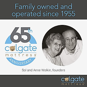 Colgate Mattress Cradle & Bassinet Mattress - GREENGUARD Gold Certified, Reversible Bassinet Pad with 2” Thickness, Wrapped in Waterproof Quilted Cover - 18” X 36” X 2”