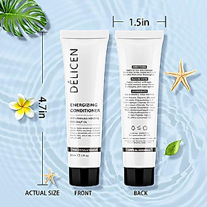 OPPEAL Delicen Energizing Conditioner with Manuka Honey & Coconut OIl in Bulk, Clementine Scent, 1.05 oz x 100 Pack