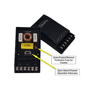 SAVARD Speakers Rap Series 6.5" inch Component Set