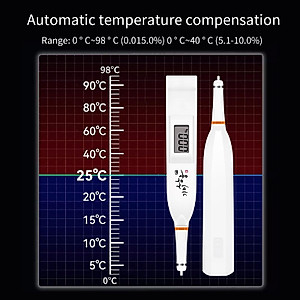 JinGuoZiLP Digital Salinity Meter Tester Pen Food Beverages Salts Content Water Quality TES