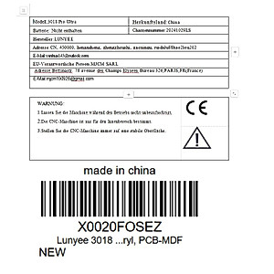Lunyee 3018 Pro Ultra CNC Machine 500W All-Metal CNC Router Machine, Upgraded 3 Axis Engraver Machine Limit Switches & Emergency-Stop with GRBL Offline Control for Metal, Wood, Acrylic, PCB MDF