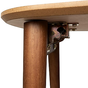 Wood Folding Coffee Table Space Saving Side Table