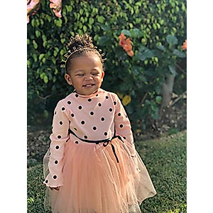 Elehere Birthday Girl Tiara Headband Headpiece Girls Party Hair Accessories, 0.6"*0.3" Letters (Alloy), Princess Tiara Crowns