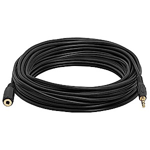 Cmple - 3.5mm 1/8" Stereo Audio Aux Headphone Cable Extension Cord Male to Female 50 Feet