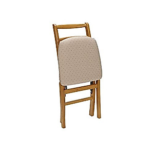 Stakmore Shaker Ladderback Folding Chair Finish, Set of 2, Oak