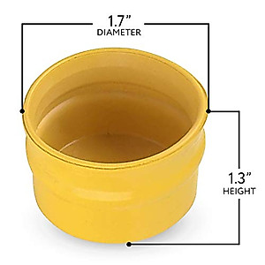 Mission Automotive 4-Pack Axle Cap Bearing Cover - Compatible with John Deere - for Lawn Mower and Lawn Tractor- Compare to M143338 