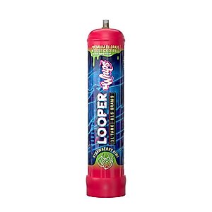 LOOPER Strawberry Kiwi Flavor Whipped Cream Dispenser Cartridge Tank, Nitrous Oxide 1L 615 Gram Whip Cream Charger, Whipped Cream Cartridge, N2O Charger Tank, 1 Cylinder