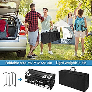 Deeliva Outdoor Camping RV Rug Mat, 9'x12' Waterproof Large Camper Rug Reversible Plastic Straw Rug Outdoor Rugs for Camping, RV, Patio Clearance, Deck, Picnic, Beach (Black & White, Paisley)