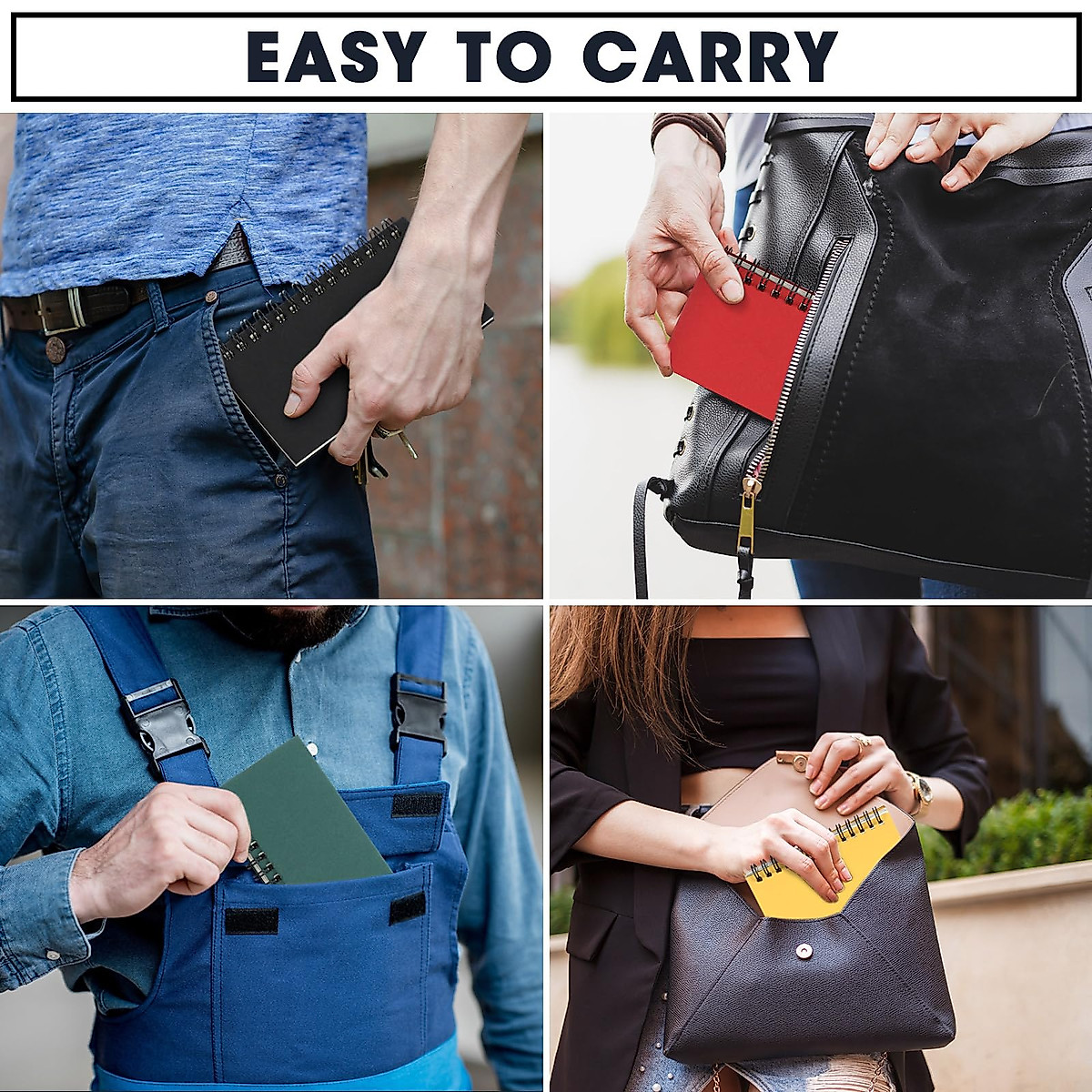 Jutom 18 Pcs Small Spiral Notebooks Memo Pads 3x5 Bulk Small Pocket Notebooks Mini Notepads with Lined Pages Small Journals for Office School Work Writing Supplies,120 Pages (Multi Color)