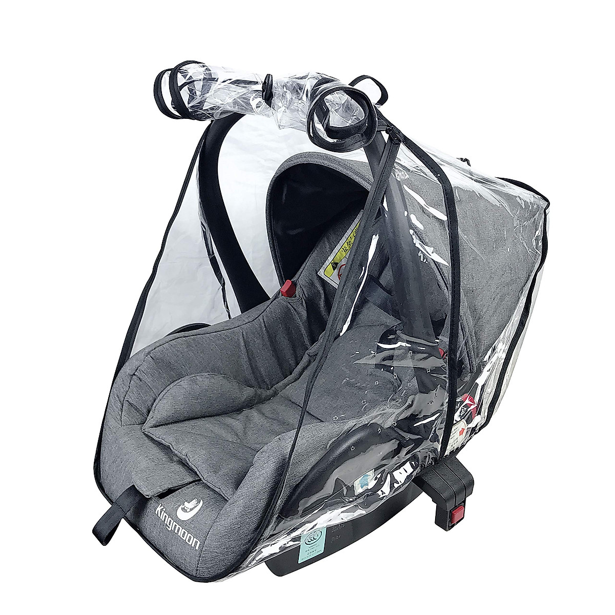 Baby Car Seat Rain Cover Universal Weather Shield Waterproof,Easy Access Zipper,Side Ventilation,EVA Material,Newborn Infant Child Travel Accessories